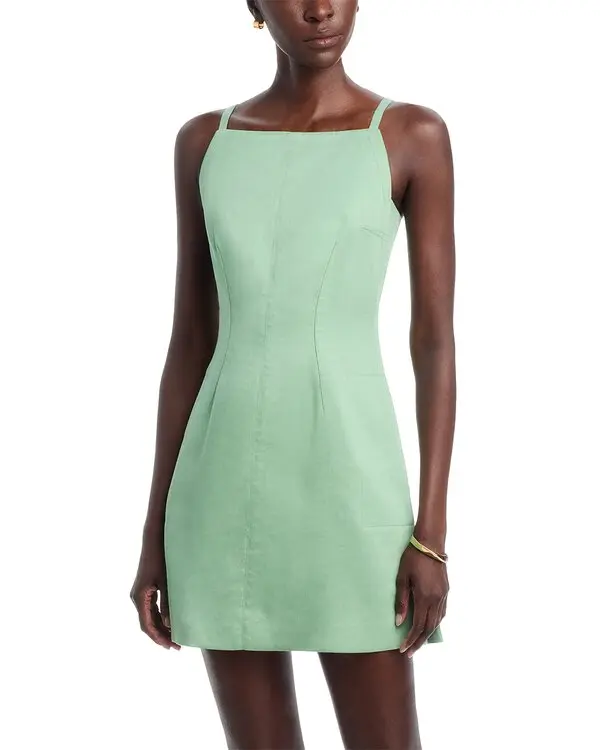 Theory Apron Mini Dress