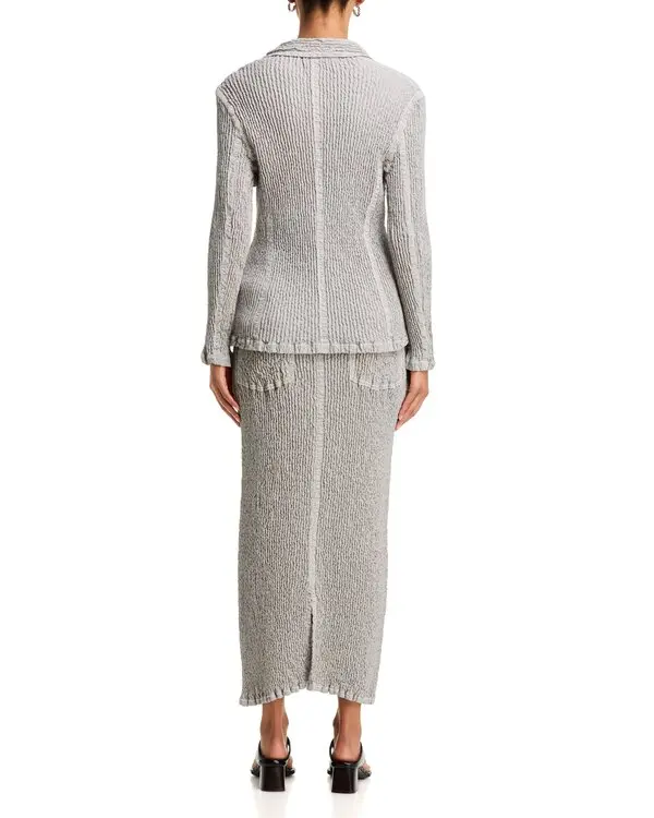 Issey Miyake Wavelet Maxi Skirt