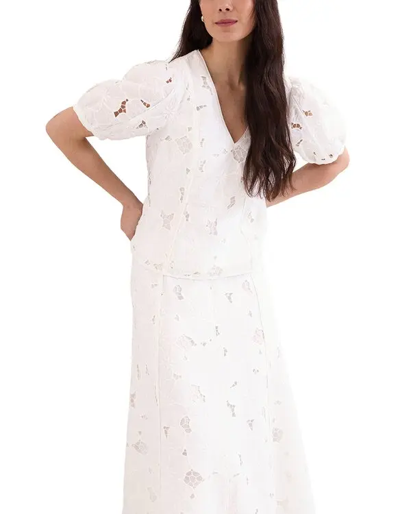 PHASE EIGHT Marina Seamed Lace Blouse