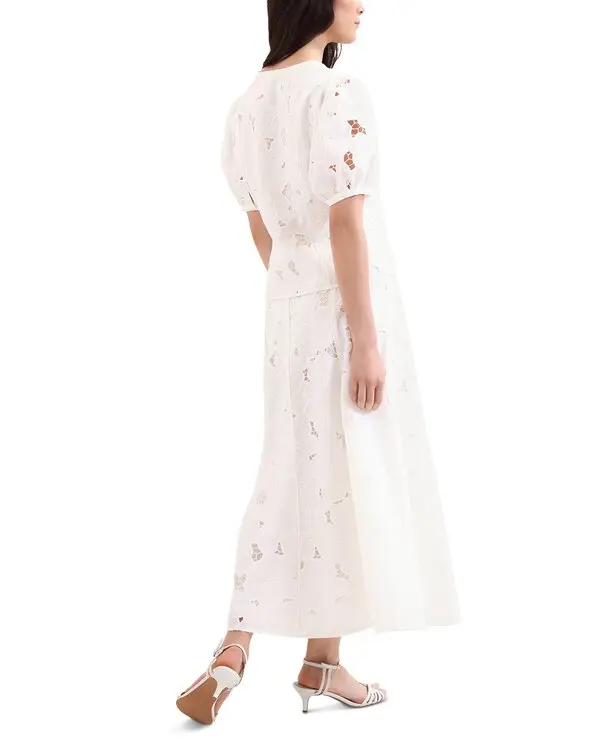 PHASE EIGHT Marina Seamed Lace Midi Skirt