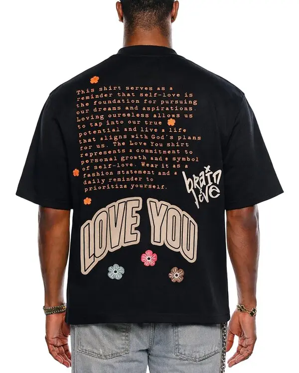 BRAIN LOVE Love You T Shirt