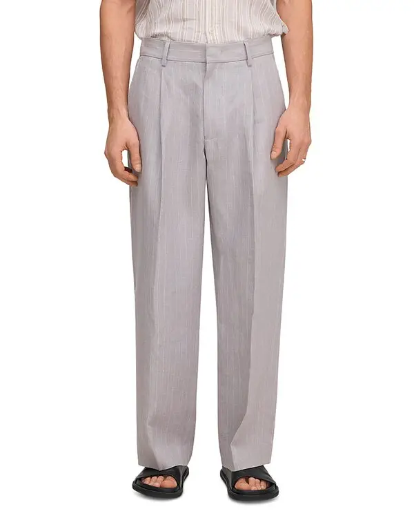 Nn07 Kay 1455 Trousers - Grey Stripe