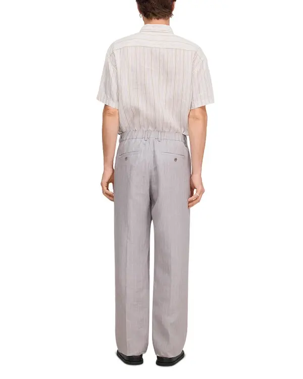 Nn07 Kay 1455 Trousers - Grey Stripe