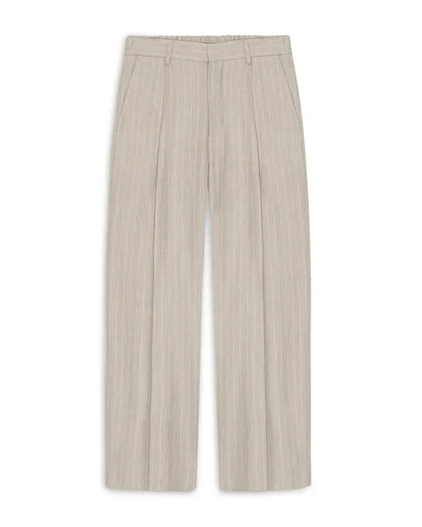 Nn07 Kay 1455 Trousers - Grey Stripe