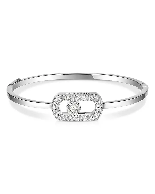 Messika 18k Diamond Bangle Bracelet - White Gold