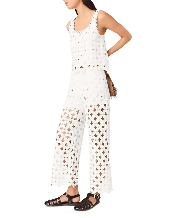 Maje Pimiroir Crochet Pants
