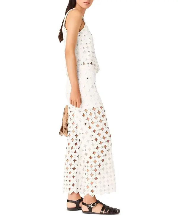 Maje Pimiroir Crochet Pants