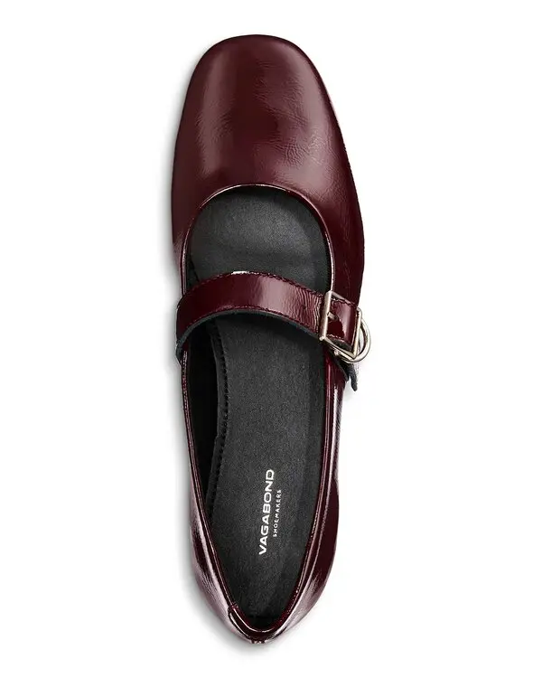 VAGABOND SHOEMAKERS Jolin Patent Leather Mary Jane Flats - Cherry