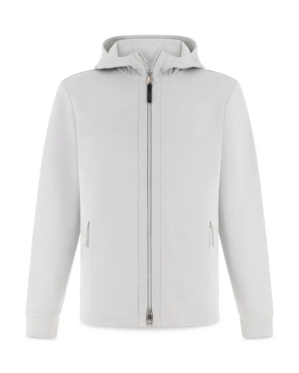 Boggi Milano Regular Fit Full Zip Scuba Jacket