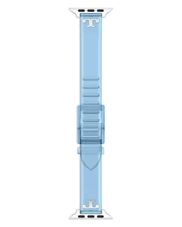 Tory Burch T Wrap Jelly Band For Apple Watch - Blue