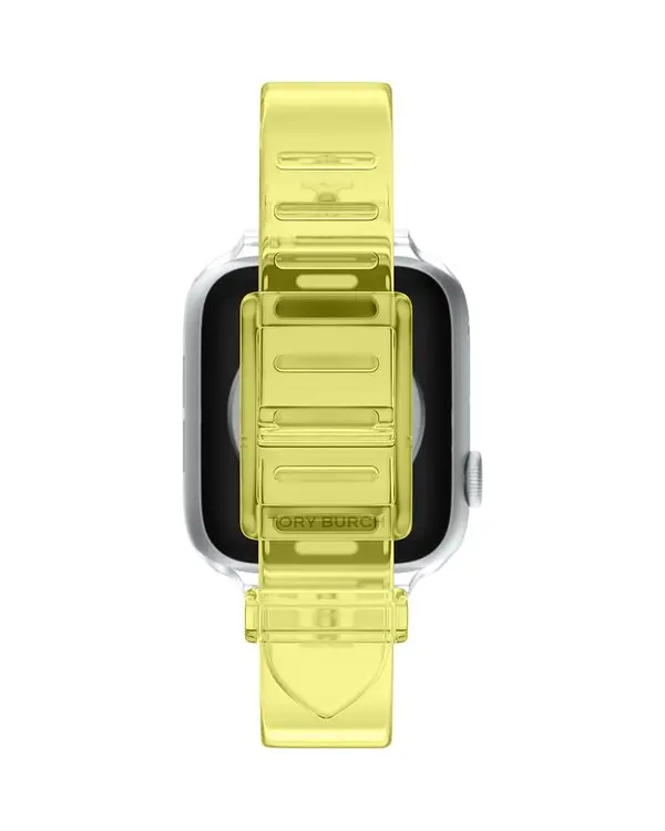 Tory Burch T Wrap Jelly Band For Apple Watch - Yellow