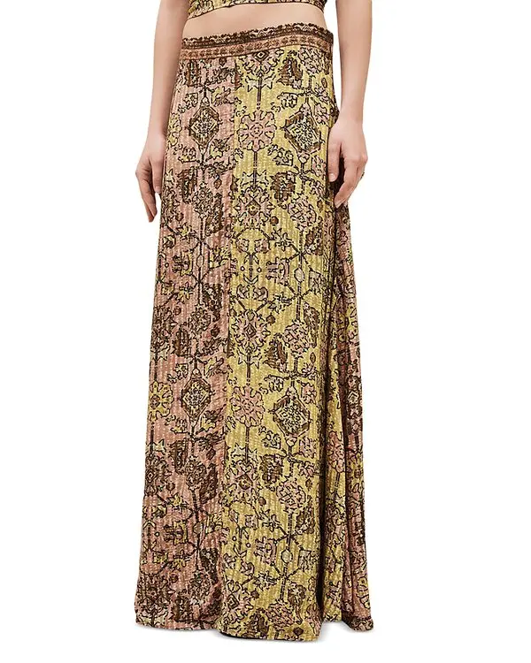 Ba&sh Printed Maxi Skirt