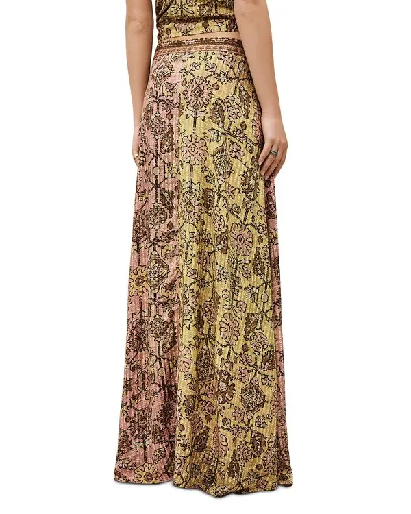 Ba&sh Printed Maxi Skirt