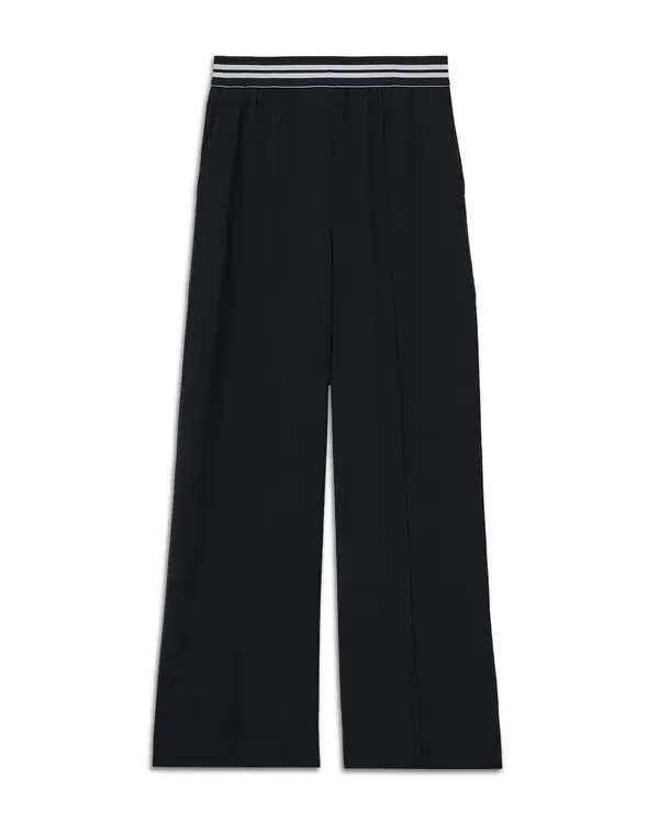 REISS Sonnie Wide Leg Pants - Navy