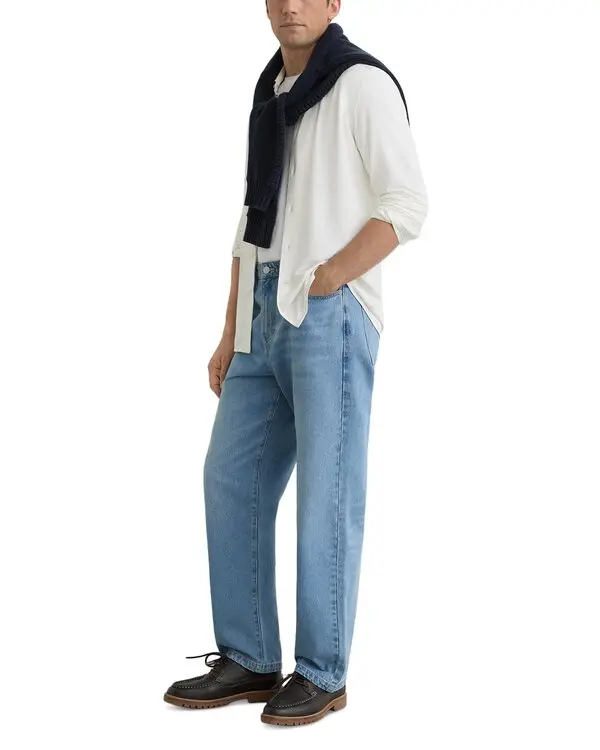 REISS Davaro Regular Fit Stretch Cutaway Shirt - White