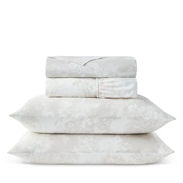 CHRISTY Beatrice Cotton Sateen Pillowcase Pair, Standard