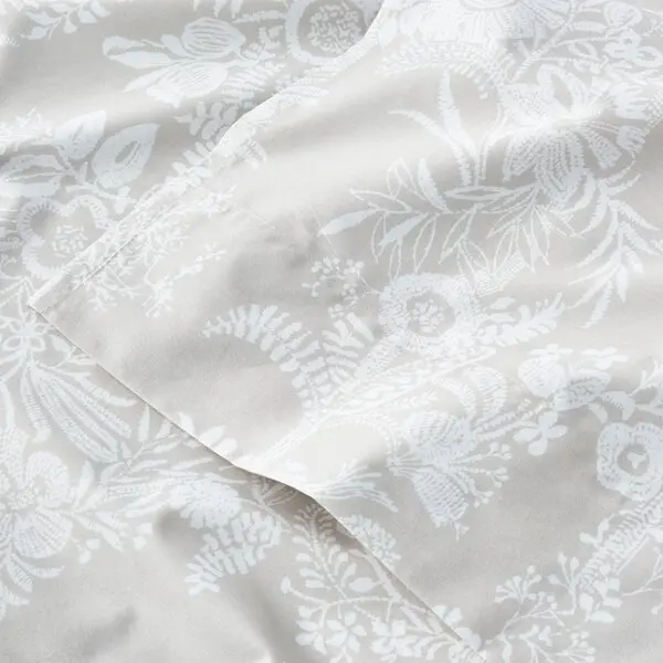 CHRISTY Beatrice Cotton Sateen Pillowcase Pair, Standard