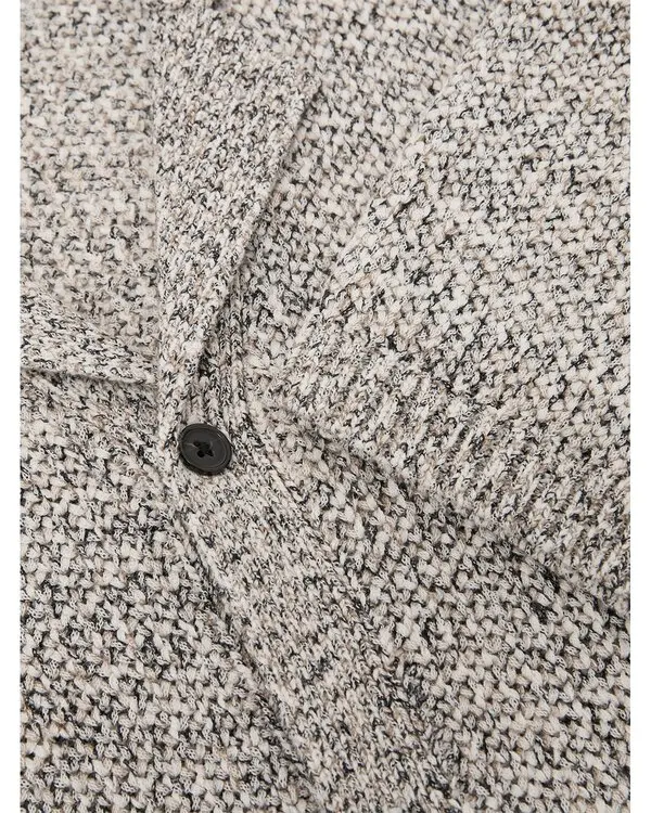 REISS Addis Regular Fit Marled Knit Shirt
