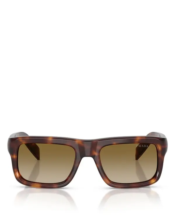 Prada Rectangular Sunglasses - Brown Gradient