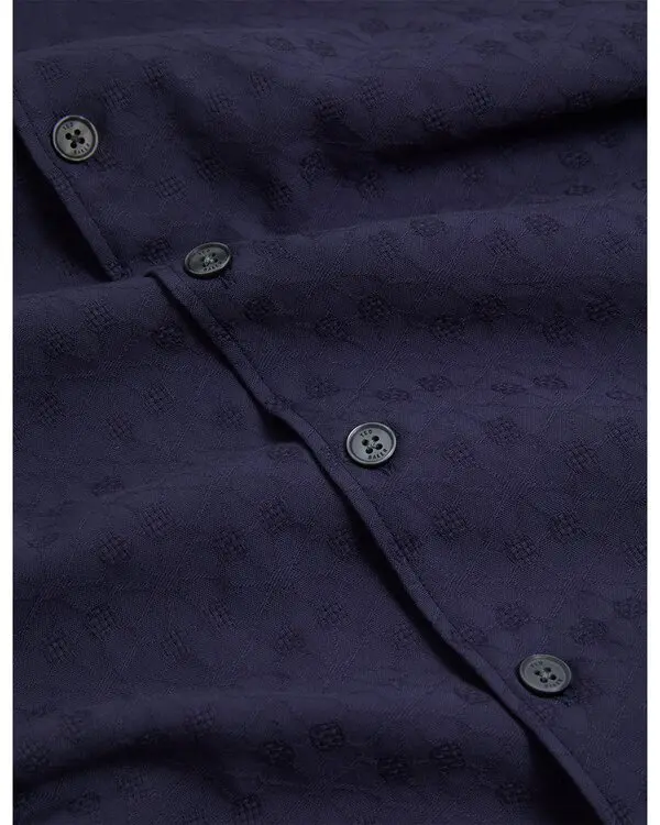 Ted Baker London Fleurre Jacquard Relaxed Fit Camp Shirt