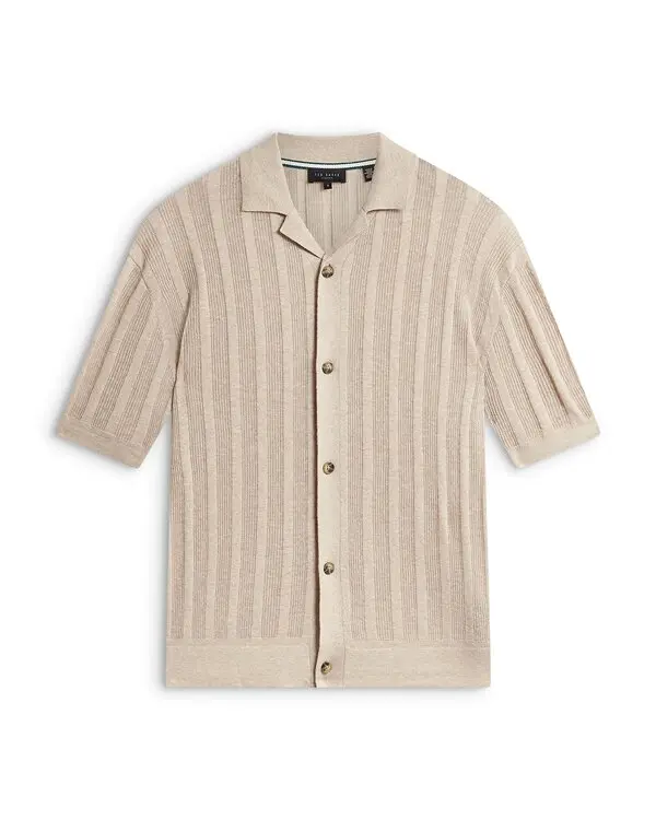 Ted Baker London Edio Stitched Stripes Button Shirt
