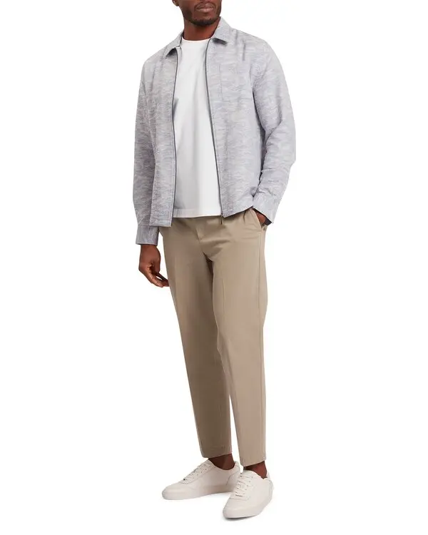 Ted Baker London Erreto Long Sleeve Denim Jacquard Overshirt