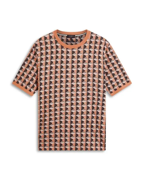 Ted Baker London Safaviy Short Sleeve Painted Geo Tee