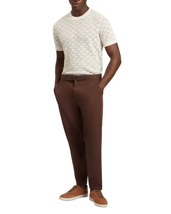 Ted Baker London Watts Textured T-shirt - White
