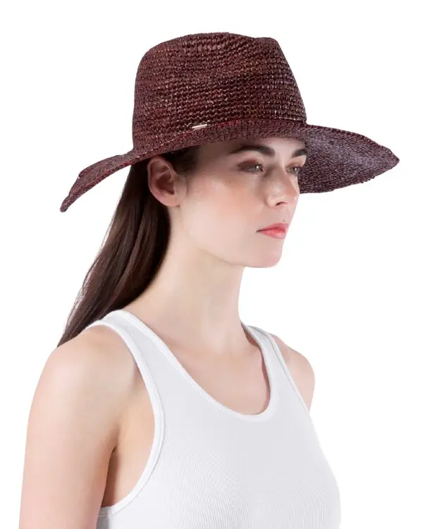 Eugenia Kim Emmanuelle Packable Raffia Fedora