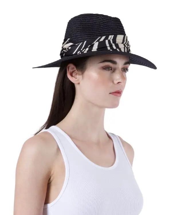 Eugenia Kim Courtney Packable Straw Fedora