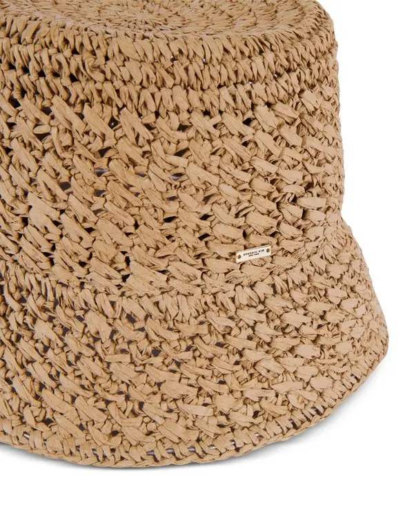 Eugenia Kim Jonah Crocheted Bucket Hat - Camel