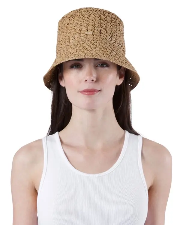 Eugenia Kim Jonah Crocheted Bucket Hat - Camel