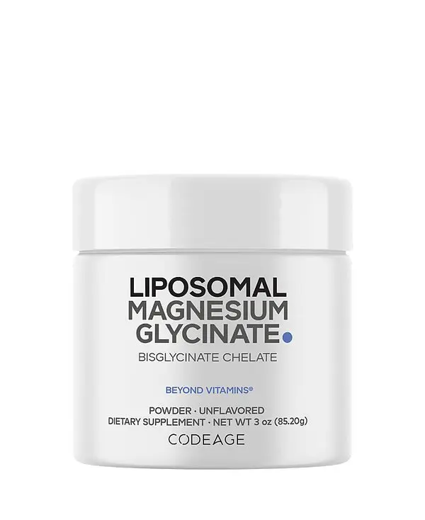 CODEAGE Liposomal Magnesium Glycinate Powder Supplement - No Color