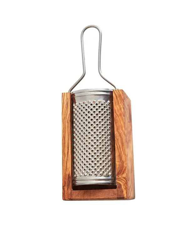 VERVE CULTURE Olivewood Box Grater - Brown