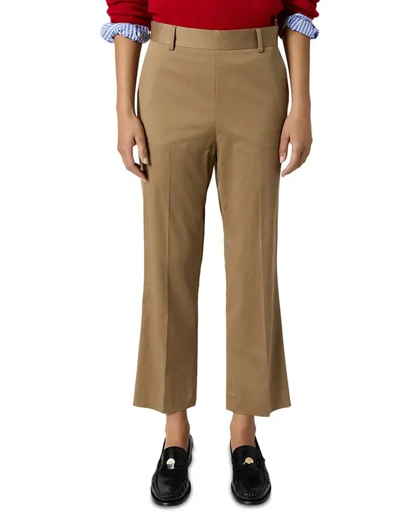 Gerard Darel Athenais Flare Cotton Blend Pants