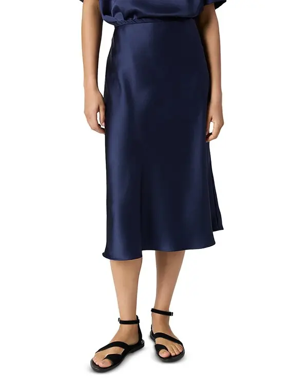 Gerard Darel Jolana Satin Midi Skirt