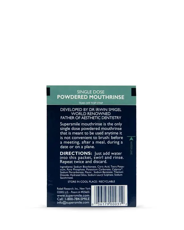 SUPERSMILE Single-dose Powdered Mouthrinse 24pk