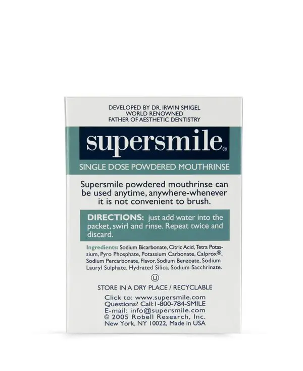 SUPERSMILE Single-dose Powdered Mouthrinse 24pk