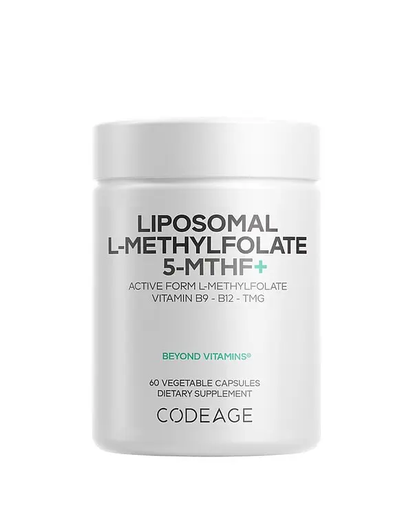 CODEAGE Liposomal L-methylfolate 5-mthf+ Capsules - No Color