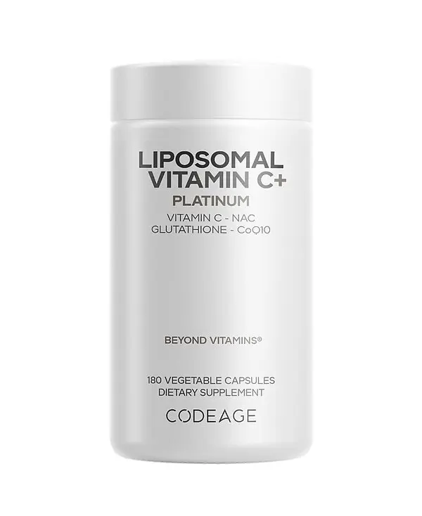 CODEAGE Liposomal Vitamin C+ Platinum Capsules - No Color