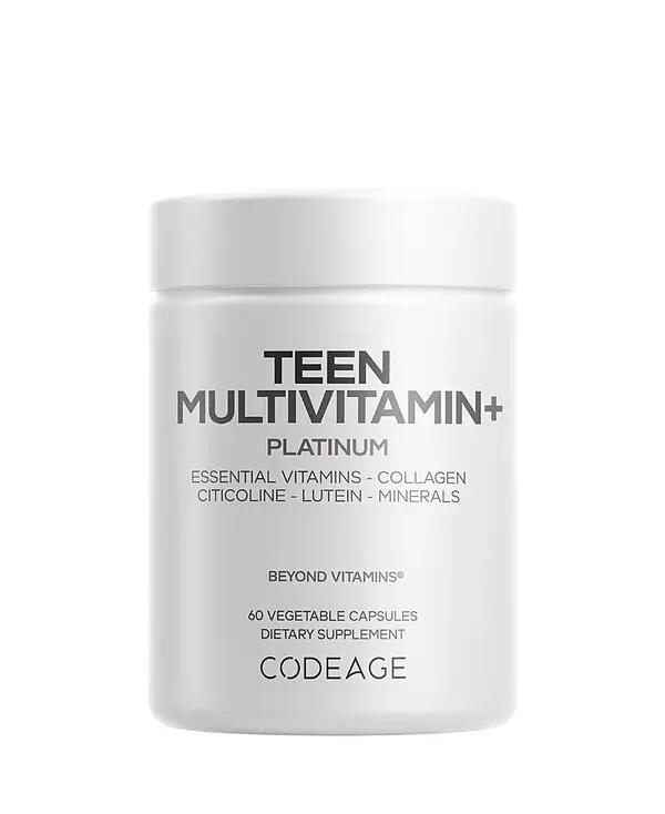 CODEAGE Teen Multivitamin+ Platinum Capsules - No Color
