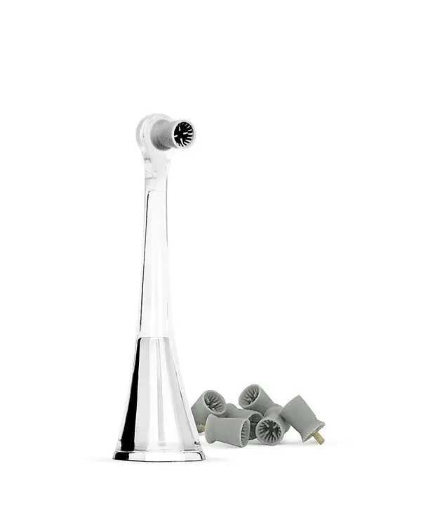 SUPERSMILE Zina45 Sonic Pulse Toothbrush Chrome Replacement Polishing Head - Silver