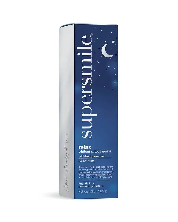 SUPERSMILE Whitening Toothpaste Relax Hemp Formulation - White