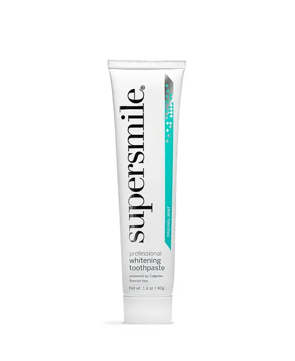 SUPERSMILE Fluoride Free Professional Whitening Toothpaste Ha Original Mint - White