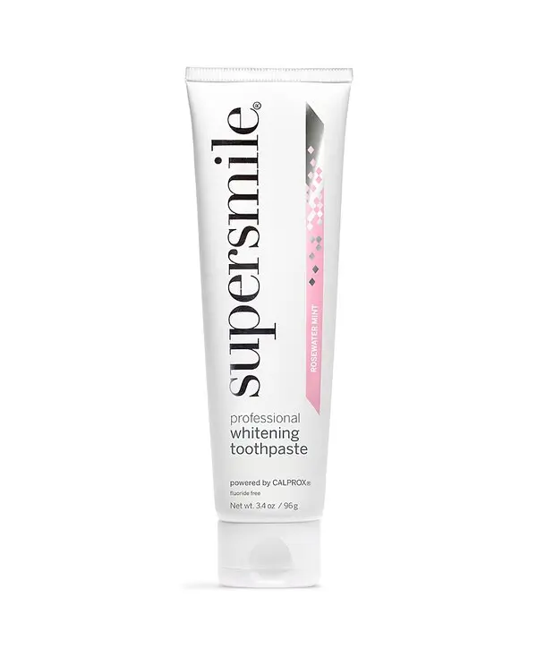 SUPERSMILE Fluoride Free Professional Whitening Toothpaste Ha Rosewater Mint - White