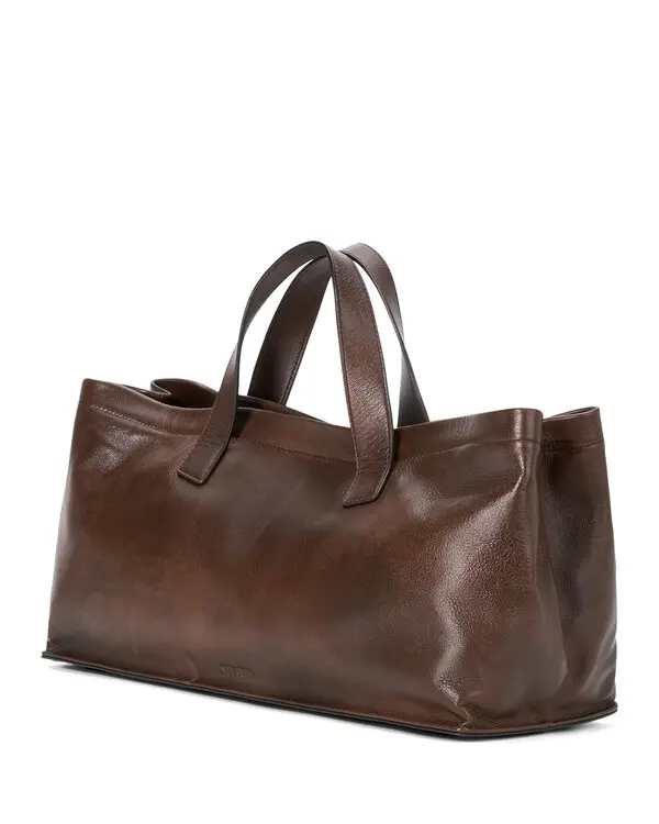 Staud Port East/west Leather Tote