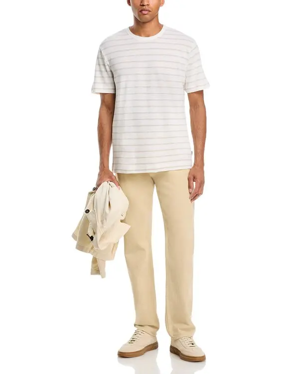 BOSS H-taut Stripe Crewneck T-shirt - Natural
