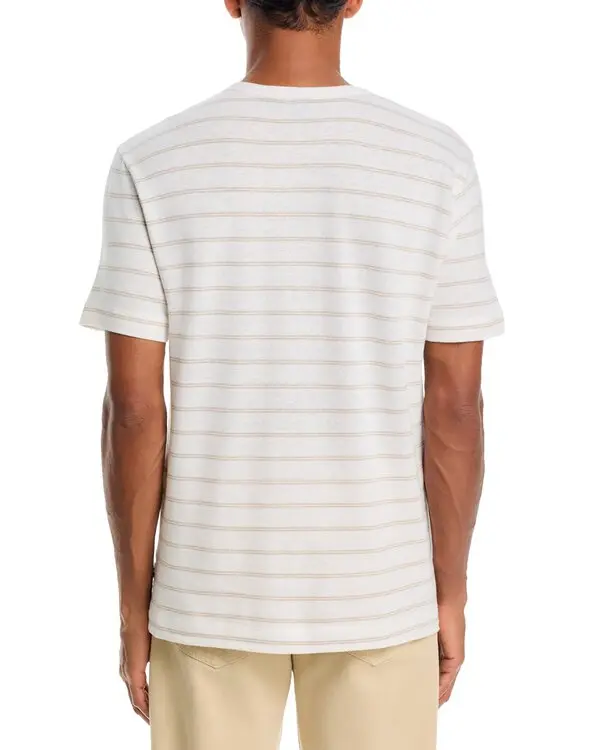 BOSS H-taut Stripe Crewneck T-shirt - Natural