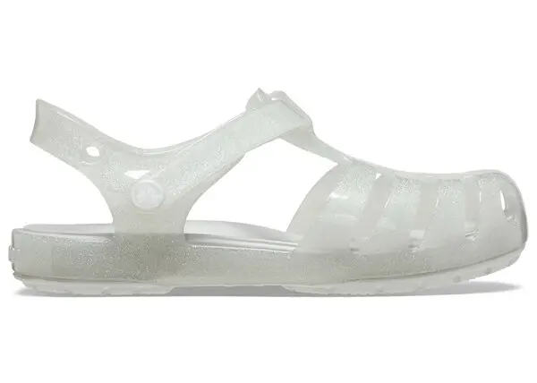 CROCS Isabella Glitter Fisherman Sandal - Silver