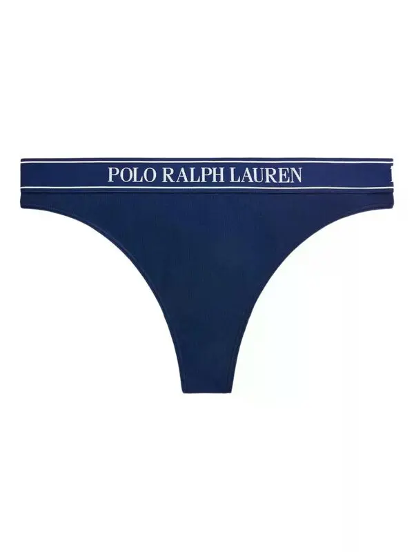 Polo Ralph Lauren Logo-band Thong - Blue